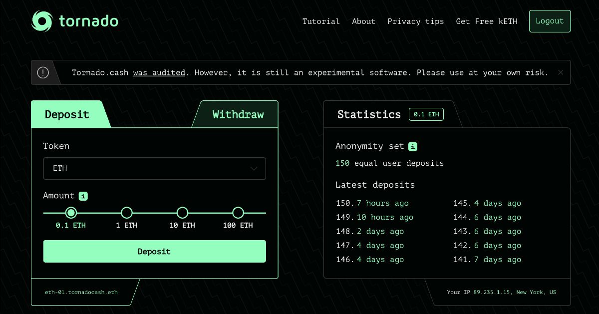 US Treasury OFAC Releases Clarifications on Tornado Cash Sanctions