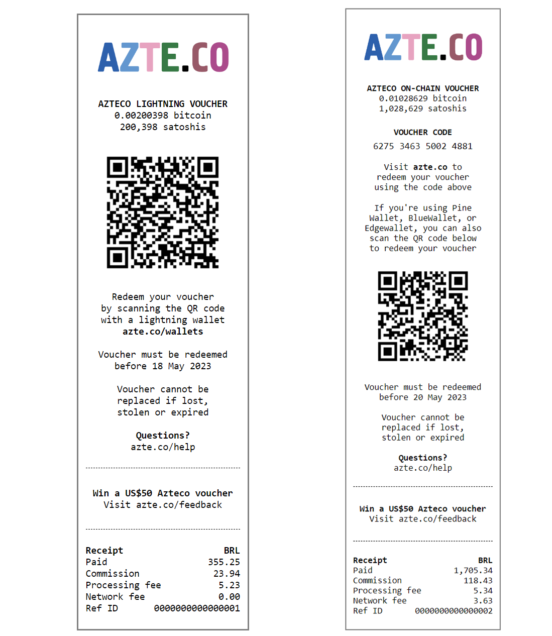 Azteco Bitcoin Vouchers Can Now Be Purchased with Cash At Over 126000 ...